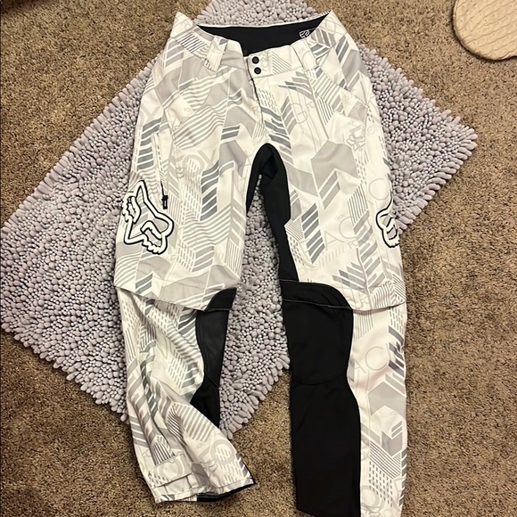 Fox | Pants & Jumpsuits | Womans Fox Racing Switch White And Black ...